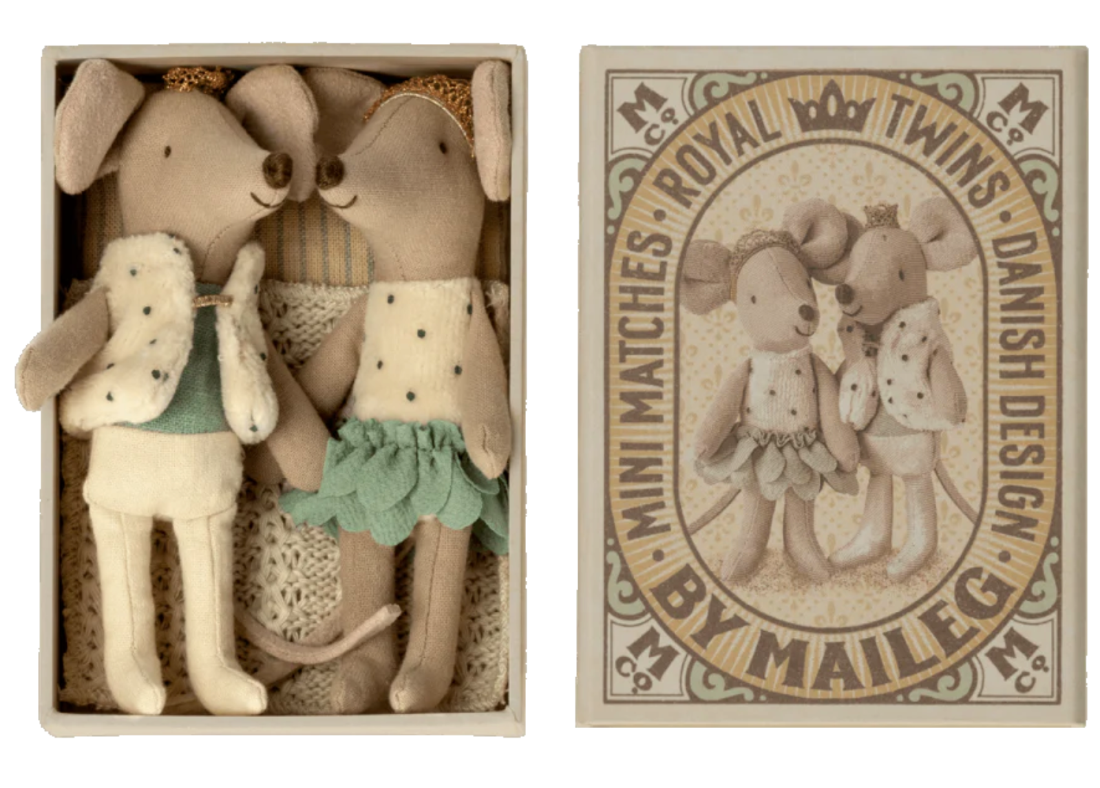 Royal Twins Mice in Matchbox | Maileg – Poppy Things